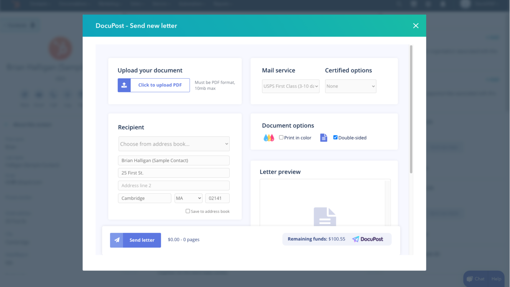 DocuPost HubSpot Integration | Connect Them Today